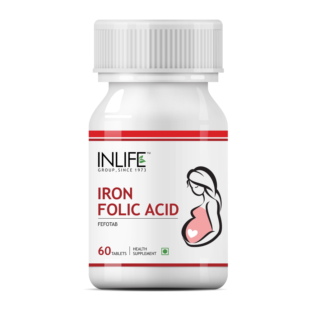 Buy Iron with Folic Acid Tablets - INLIFE Healthcare