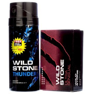 Wild Stone THUNDER Body Deodorant 150ml Free wild stone soap Worth - 40 ...
