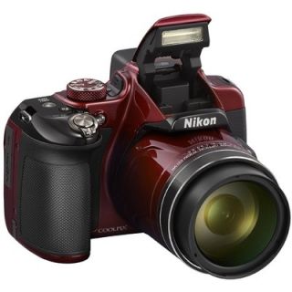 Shop Nikon Coolpix P600 Point & Shoot Camera (Red) Online - Shopclues