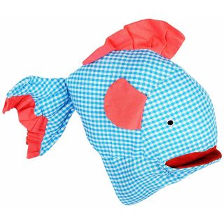 Stuffed Puppet Fish - Blue