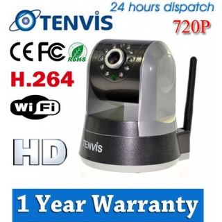 TENVIS Iprobot3 H.264 HD IR-CUT SD CARD CCTV SECURITY NETWORK IP CAMERA