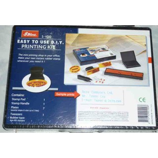 Rubber Stamp Easy To Use Diy Printing Kit