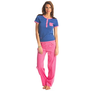 Prettysecrets Pink Heart Pajama Set