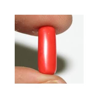 Natural Red Coral Ratti-9.01 (8.20 ct) Lal Moonga, Munga, Italian Red ...