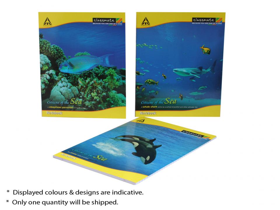 Classmate Notebook Pack Of 3 (PAGES 180+180+180)