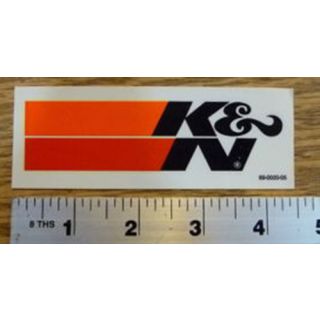 Original K&N Logo Decals Sticker Car Bike supplied along with K&N Air ...