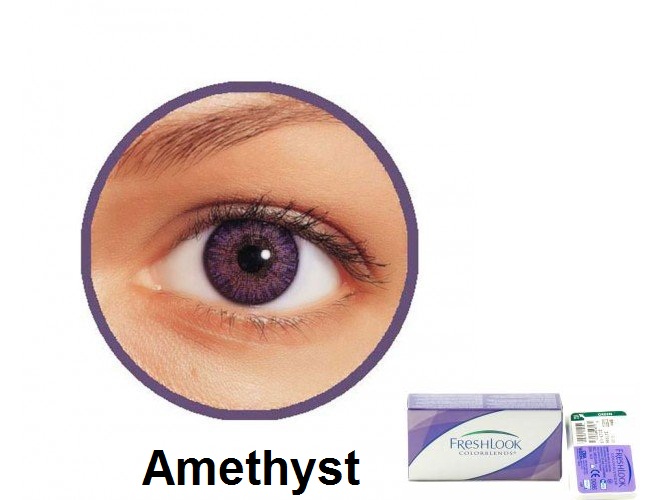 Buy Fashion Contact Lenses in Amethyst Freshlook Colour blends Unisex 2 ...