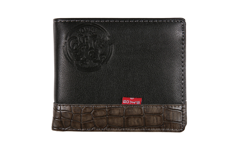 Bovis Black Faux Leather Wallet - New Import (BO-3018-3-BLK)