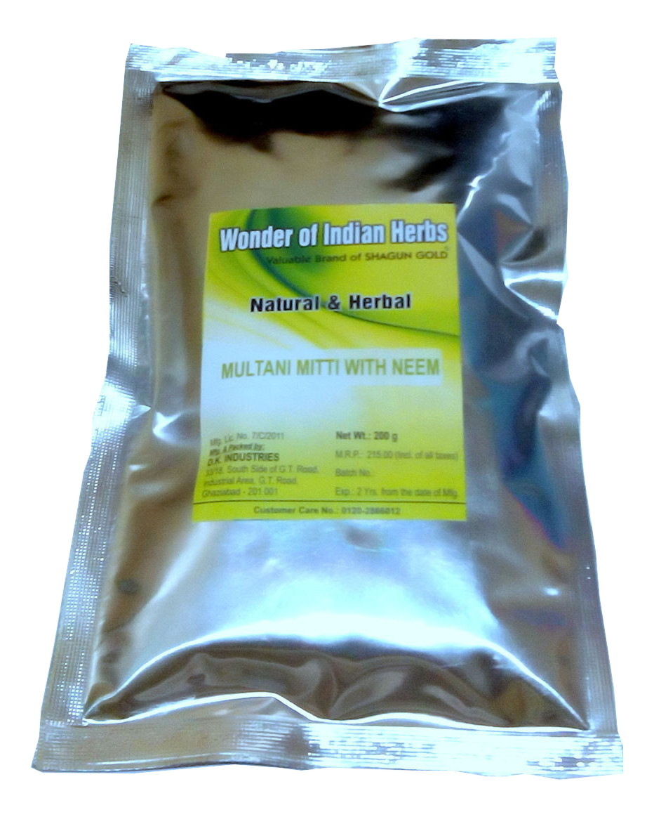 Multani Mitti (Fullers Earth) With Neem Powder 200 g