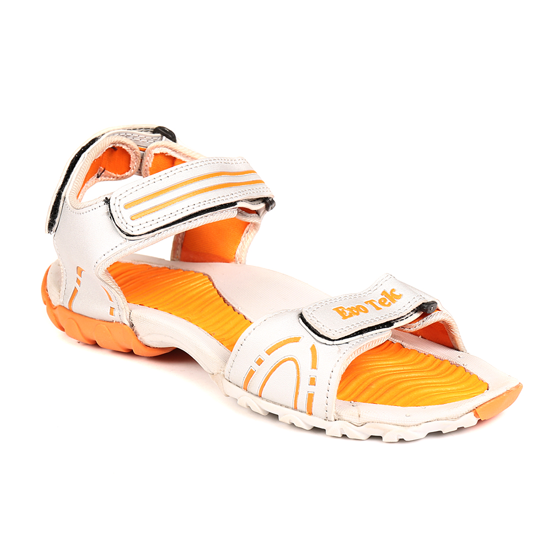 Hm-Evotek Synthetic Leather Floater Sandals For Men - DK 1-ORG