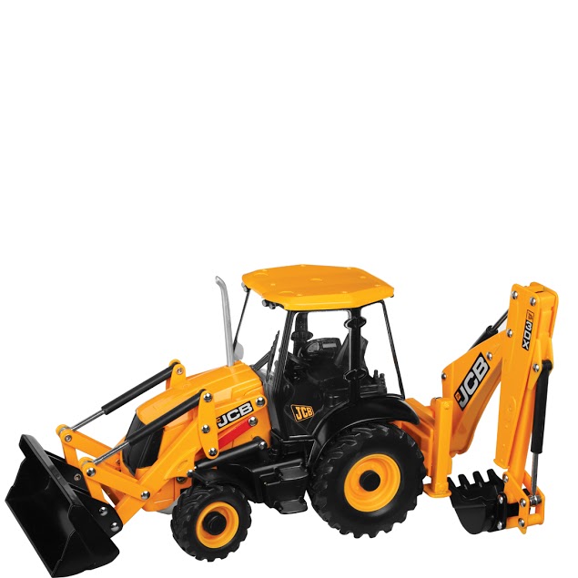 JCB 3DX Backhoe Loader model, 1:32 scale
