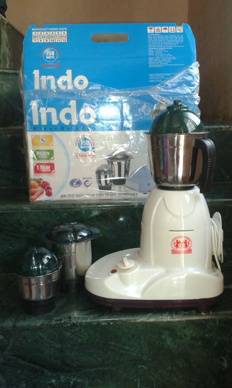 Buy INDO MIXER GRINDER @ ONLY 1299 Online @ ₹1299 from ShopClues