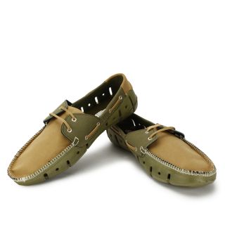 Globalite Men's Loafer Groove D Olive Tan GEC0105
