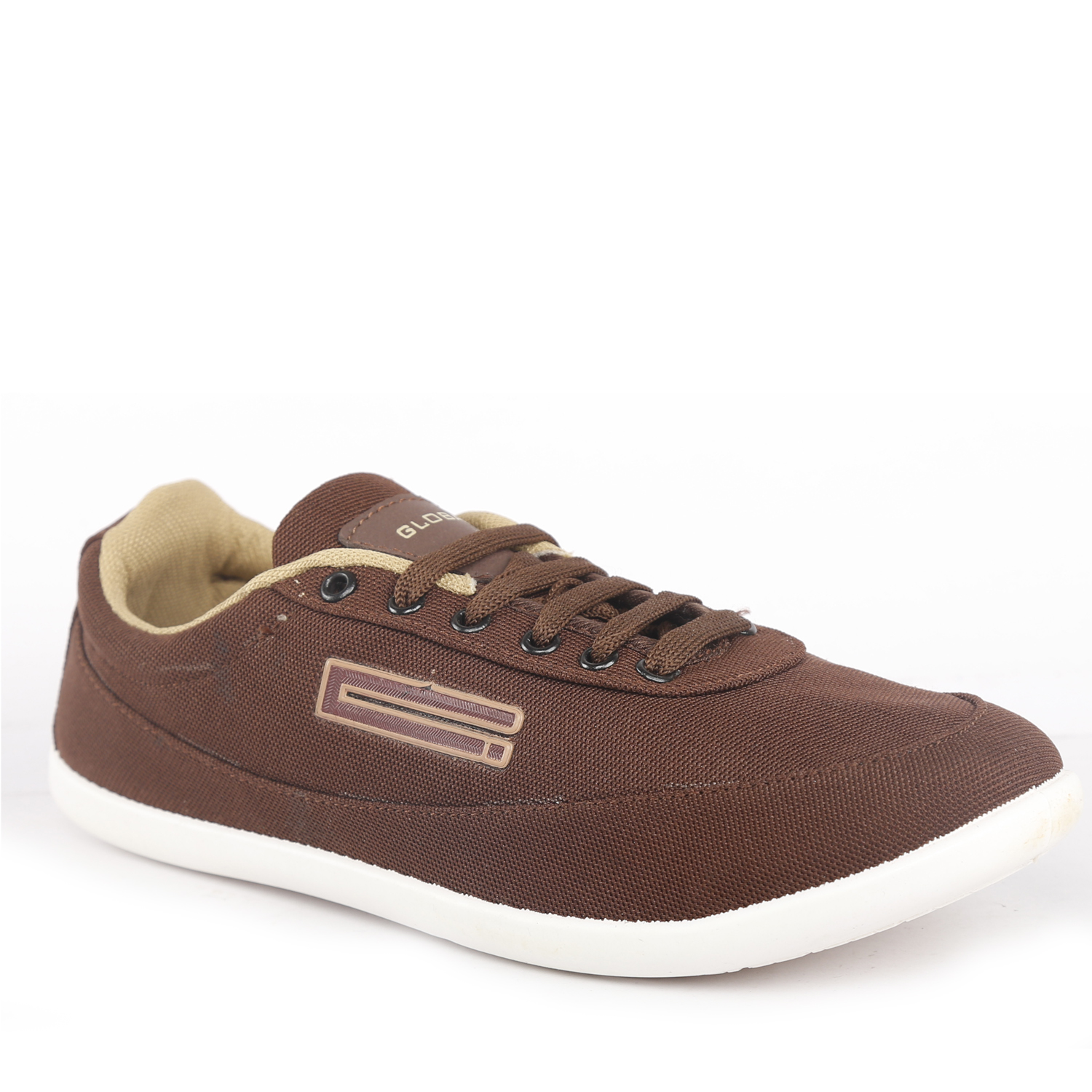 Globalite Mens Brown Lace-up Casual Shoes