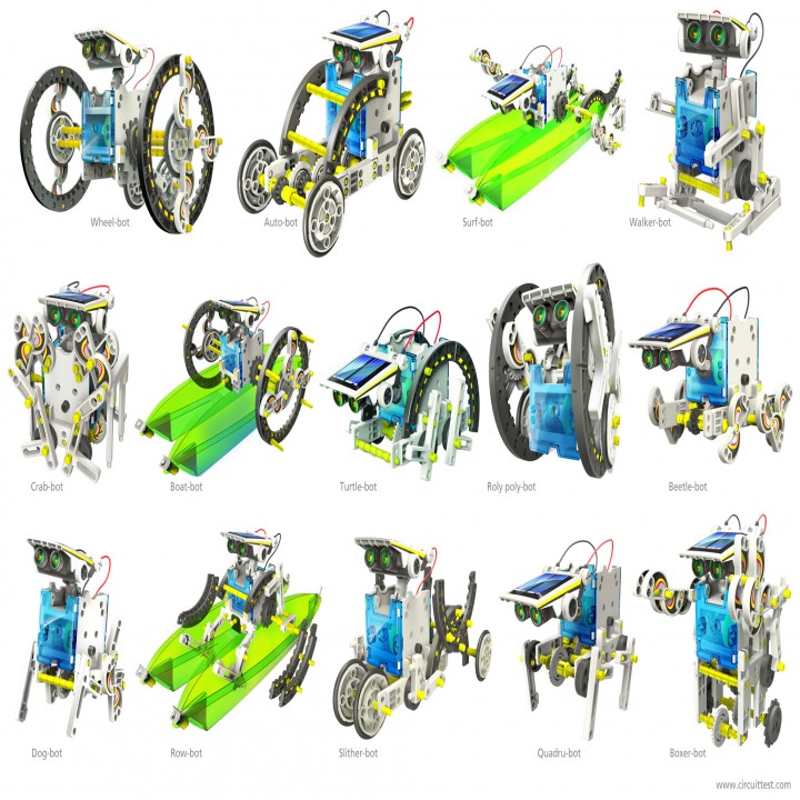 14 in 1 Solar Robot Kit- Educational Solar Toy