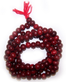Wooden Red Moti Mala (Pack Of 2)