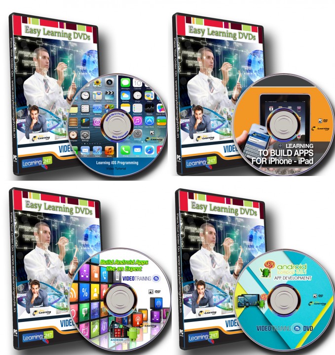 Learn Android App Programming And Ios Programming Video Training On 4 Dvds 