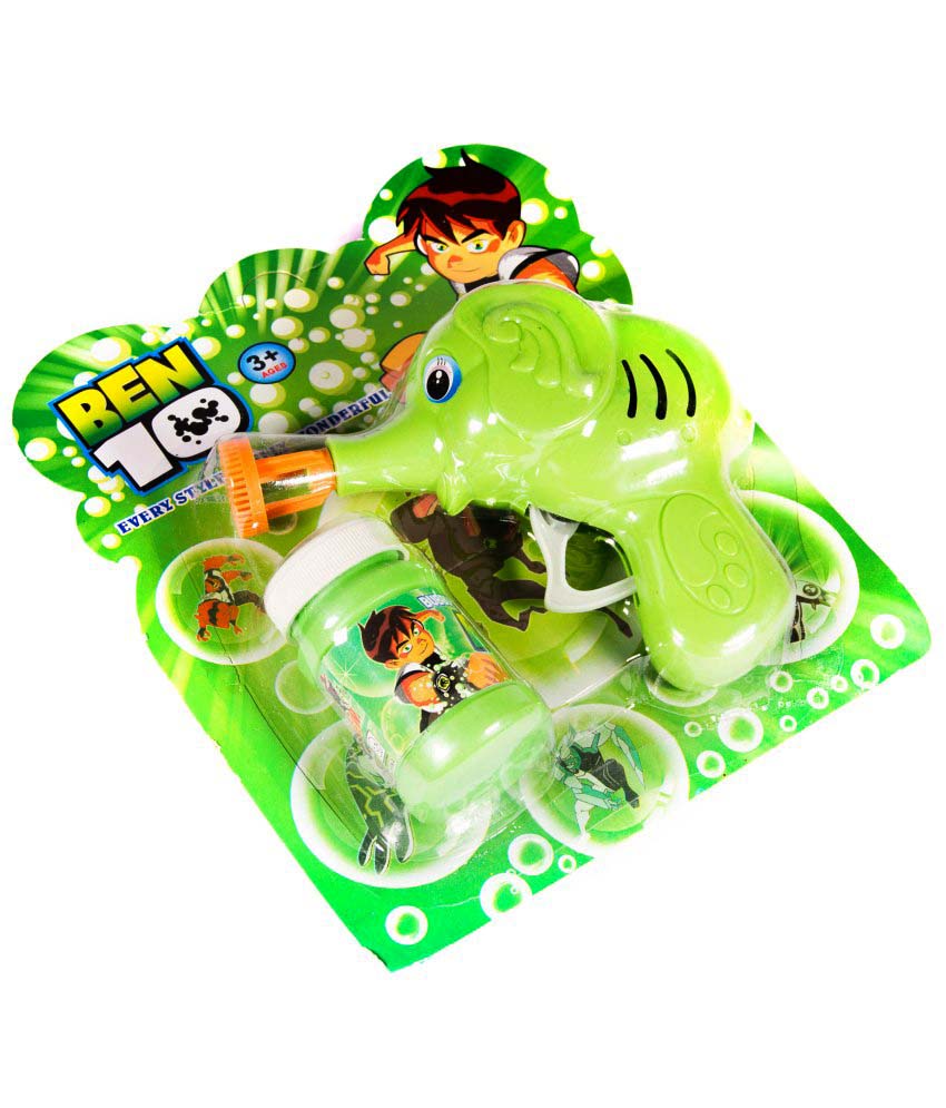 Ben 10 Hand Pressing Bubble Making Toy Gun Toys for Kids. TB1