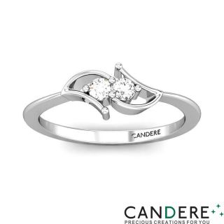 Candere Diamond Ring In White Gold Design-50 Prices in India- Shopclues ...