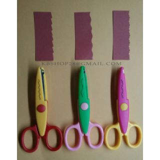 Craft Scissors - Set of 3 Scissors each with different cutting design ...