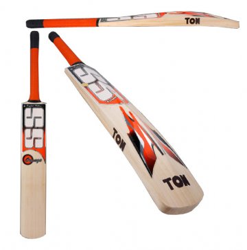 SS Cricket Bat English Willow Orange