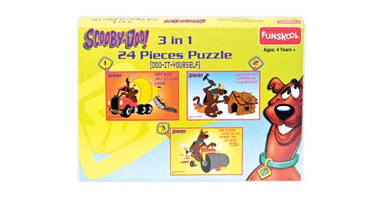 Funskool Scooby Doo 3 in 1 Pzl (racing) Funskool Scooby Doo 3 in 1 Pzl (racing)