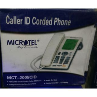 Microtel Landline Caller ID Corded Phone MCT 2008CID Prices in India- Shopclues- Online Shopping ...