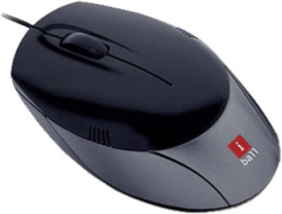 buy online iBall Aero Dynamic Blue Eye Mouse Black Red