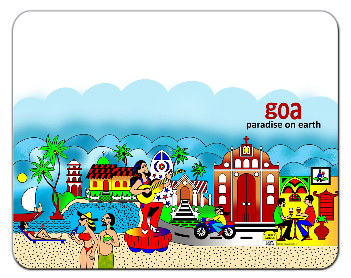 Goa Theme Designer Mouse Pad