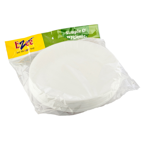Thermocol Plates (Round 12" 4 CP) (Pack of 1 )