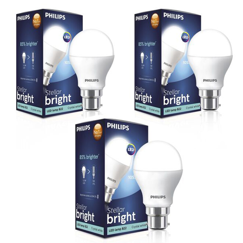 Buy Philips Pack of 7,9,14 W LED Bulb Online @ ₹1407 from ShopClues