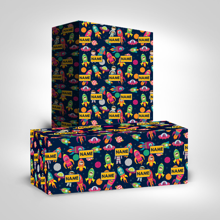 Mydoodlez.com Personalized Astronaut Wrapping Sheet