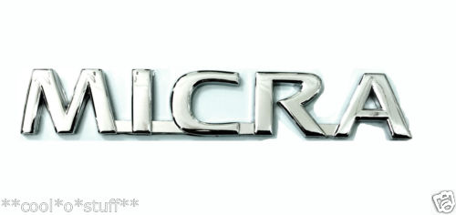 Buy MICRA MONOGRAM EMBLEM CHROME for NISSAN MICRA NEW LOGO SUNNY Online ...