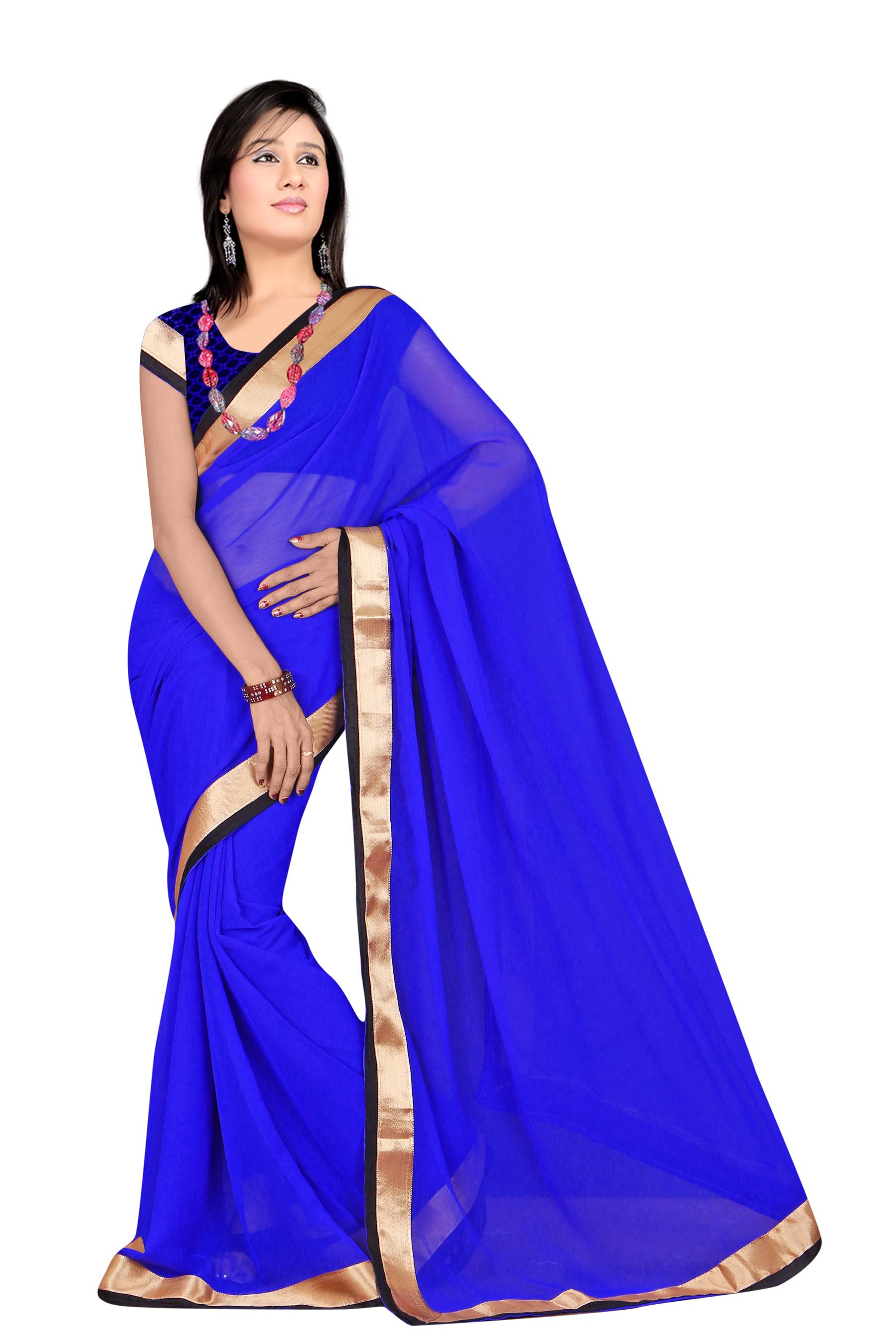 Buy Plan Saree Online @ ₹499 from ShopClues