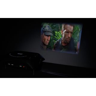 LED Multimedia Projector with DVD Player - 480x320, 20 Lumens, 100:1