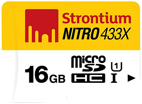 Buy Strontium Nitro 16GB - Memory Card 65MB/s 433X Ultra High Speed Class 10 Online @ ₹350 from ...