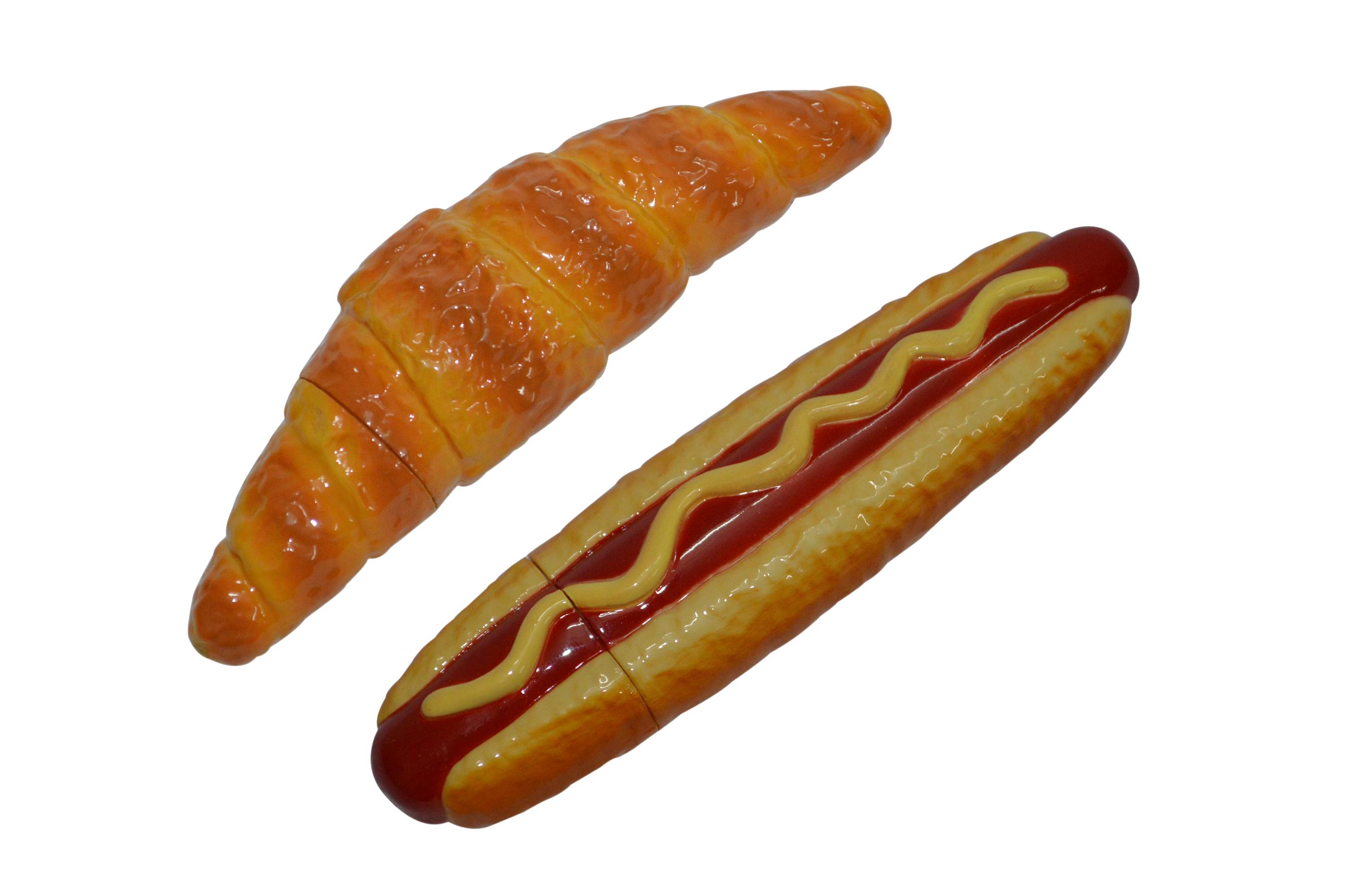 Buy Knott Croissant & Hotdog shape fancy writing pen Combo Online ...