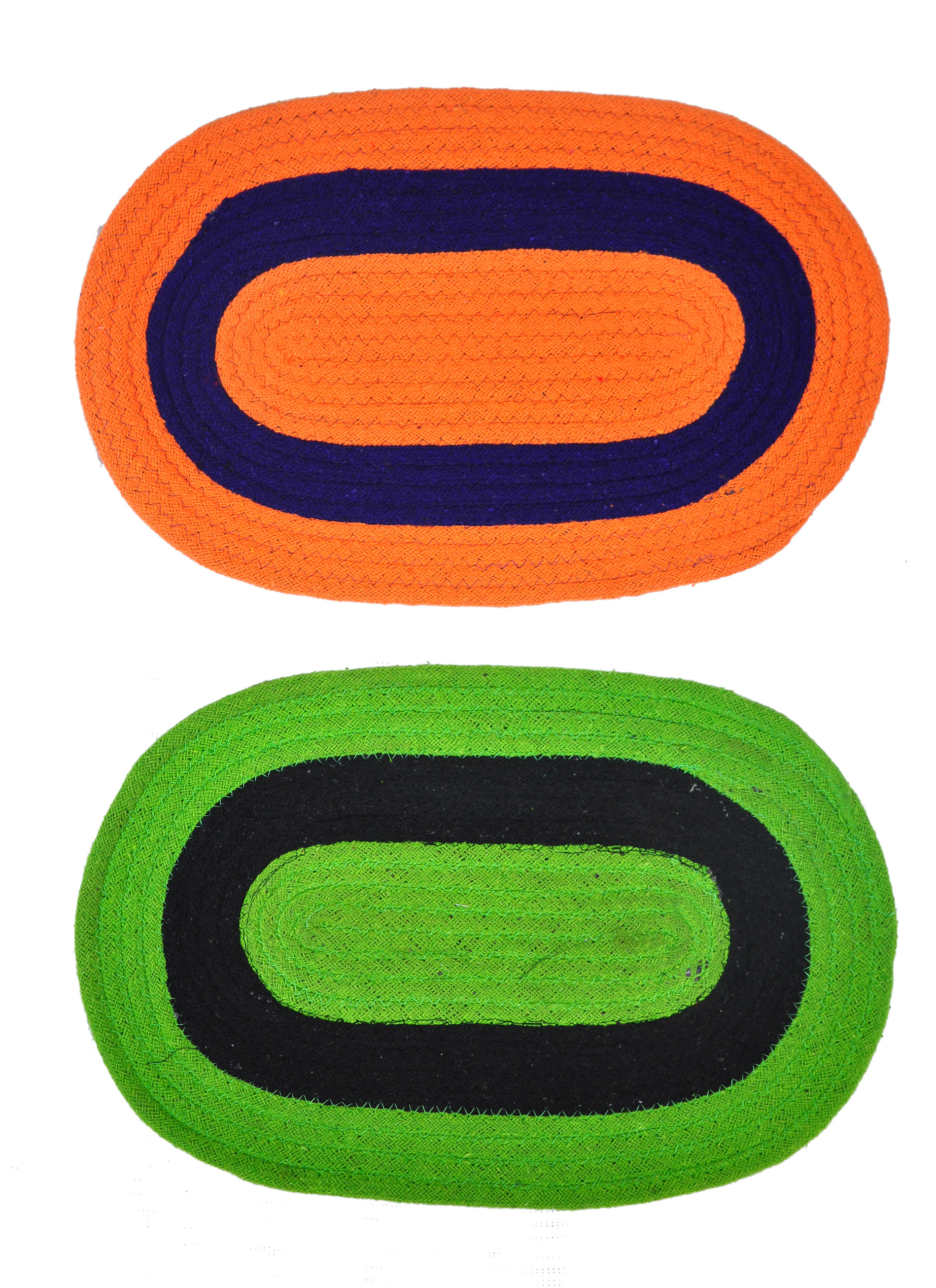 Buy JARS Collections Set of 2 Attractive Oval Shaped Door Mat Online ...