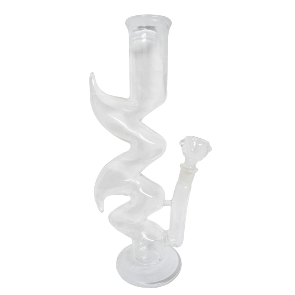 Buy Zig Zag Rafting Design Glass Bong -14 Inch Online @ ₹1599 from ...
