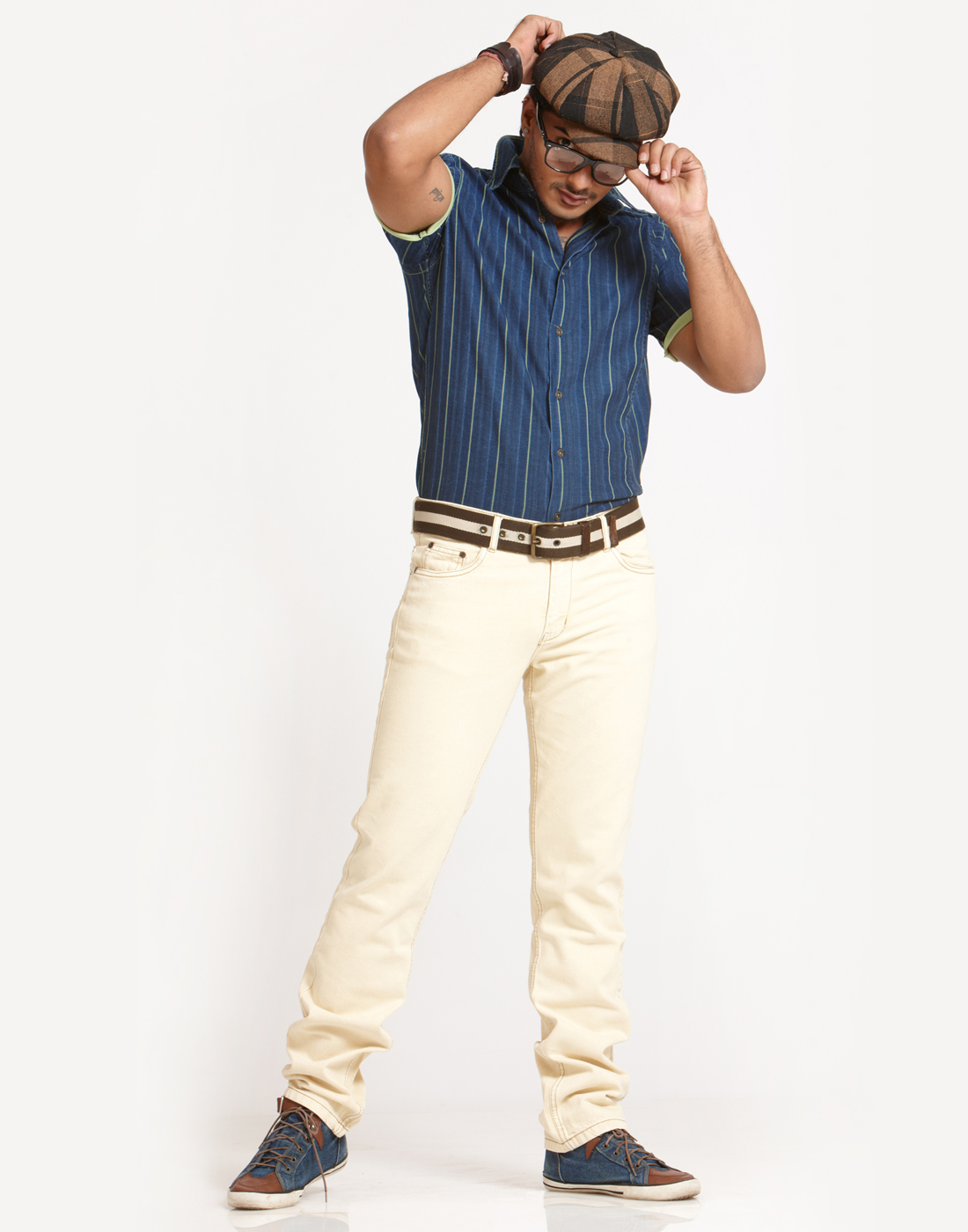 CMYK Narrow Fit Jeans (Mdb Beige)