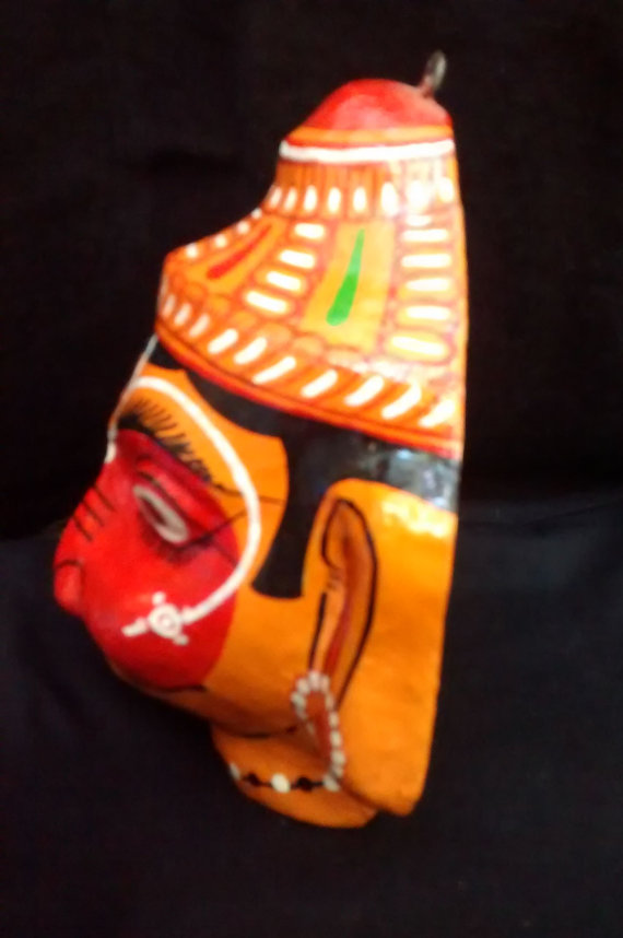 Buy A beautiful handcrafted papier mache mask of Indian monkey God ...