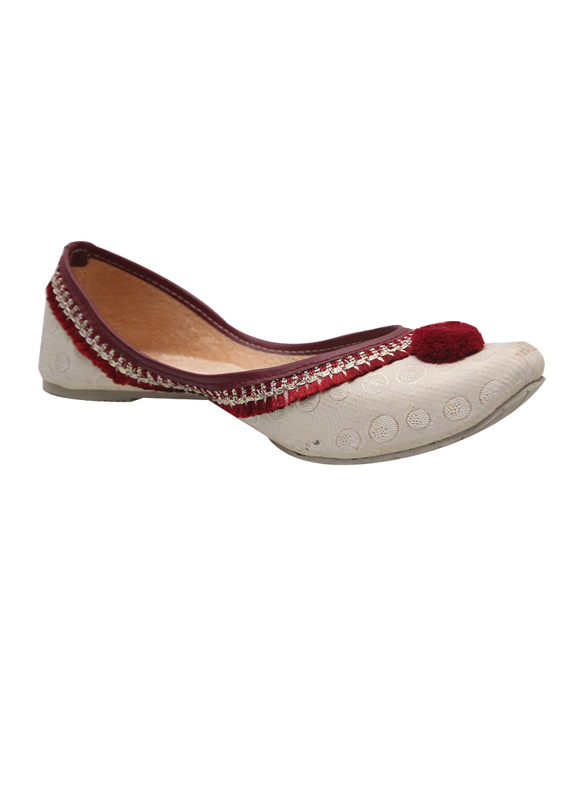 Port White Marron Punjabi Juti
