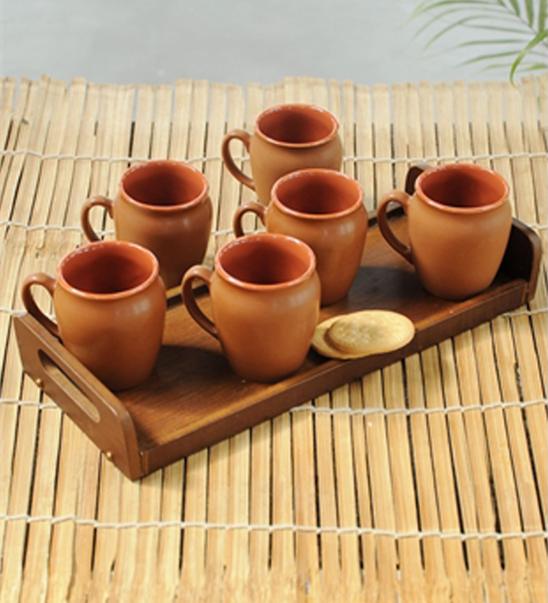 Kulhad Cup Set Of 6 Cups (Rssn)