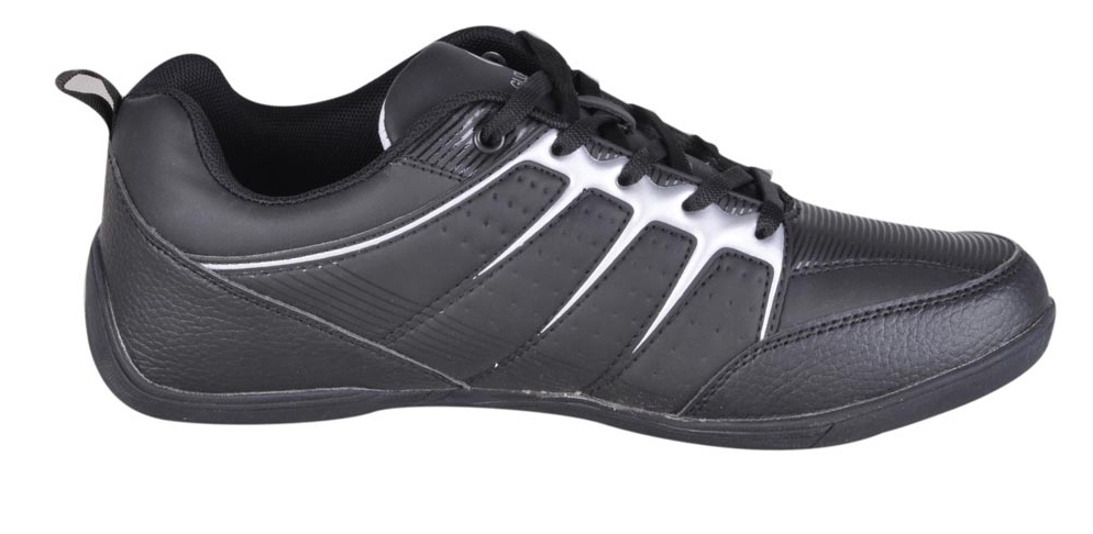 Globalite Men's Spyder X Black/Silver Running Sport Shoes GSC0121