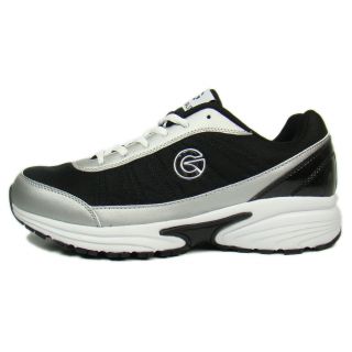Globalite Men's GD-3 Black/Silver Running Sport Shoes GSC0198