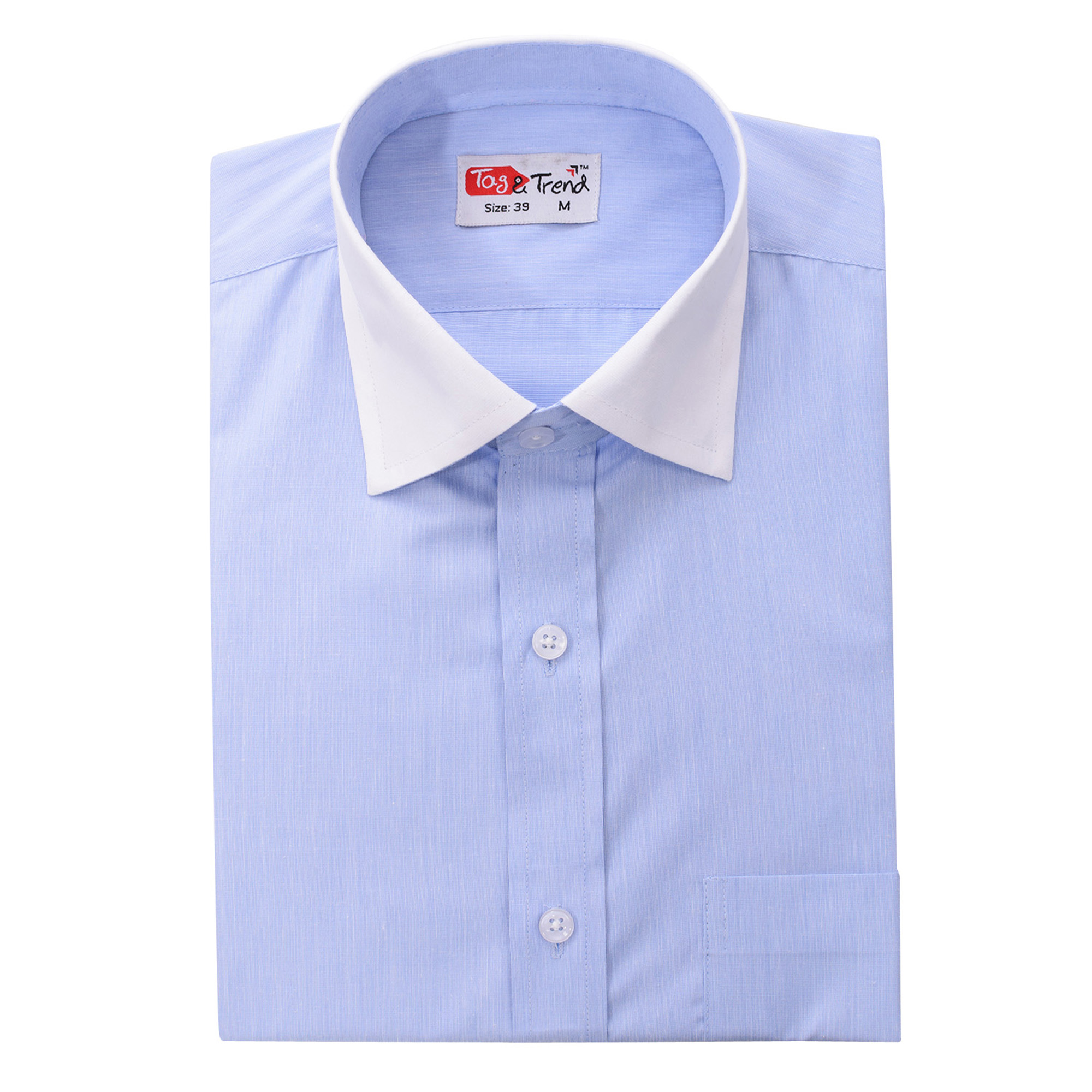 Buy Formal Shirt Blue Color by Tag Trend Online @ ₹727 from ShopClues