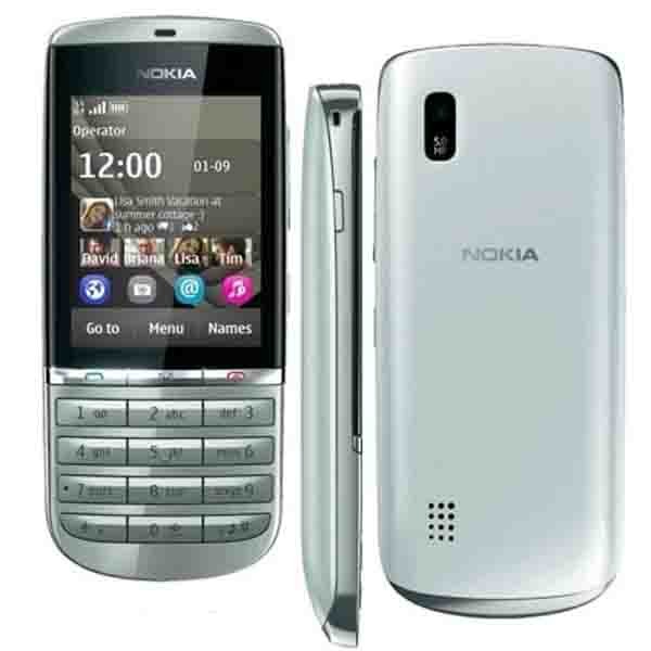 Buy Full Body Housing Panel Faceplate For Nokia Asha 300 white Online ...