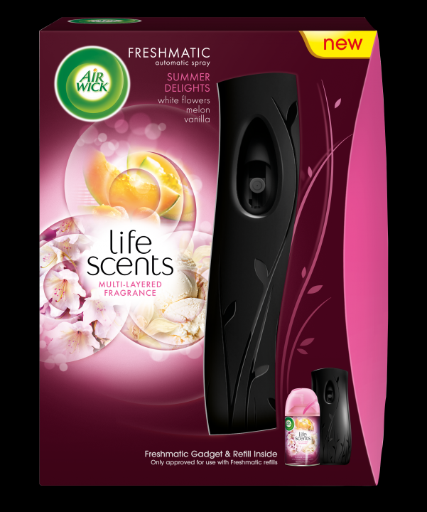 Buy Airwick Freshmatic Complete Kit Summer Delights 250ml Online @ ₹550 ...