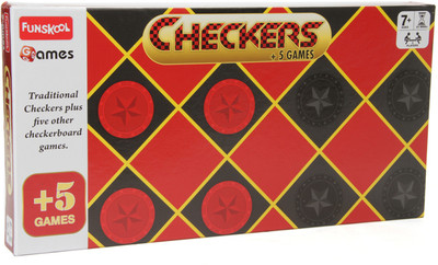 Buy Funskool Checkers 5 Board Game Online @ ₹199 from ShopClues