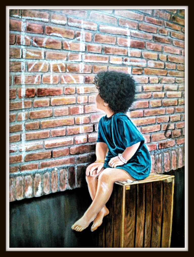 Buy Self made Oil painting on Canvas Online @ ₹4800 from ShopClues